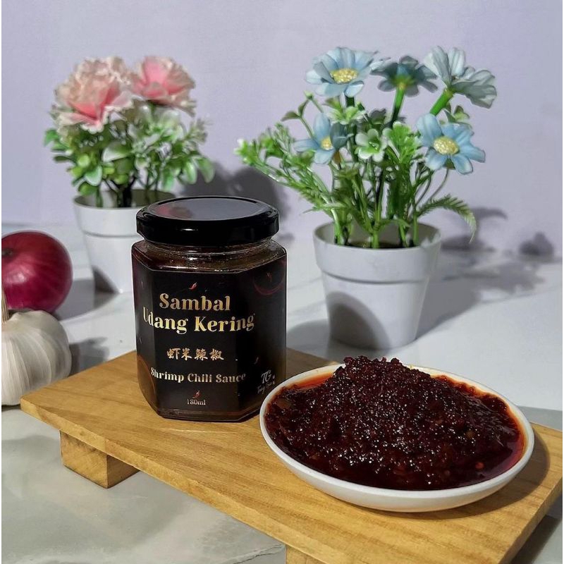 Sambal Udang Kering/虾米辣椒/Dried Shrimp Chili（180ml）购买2罐附送红包和镀金开运金币 ...