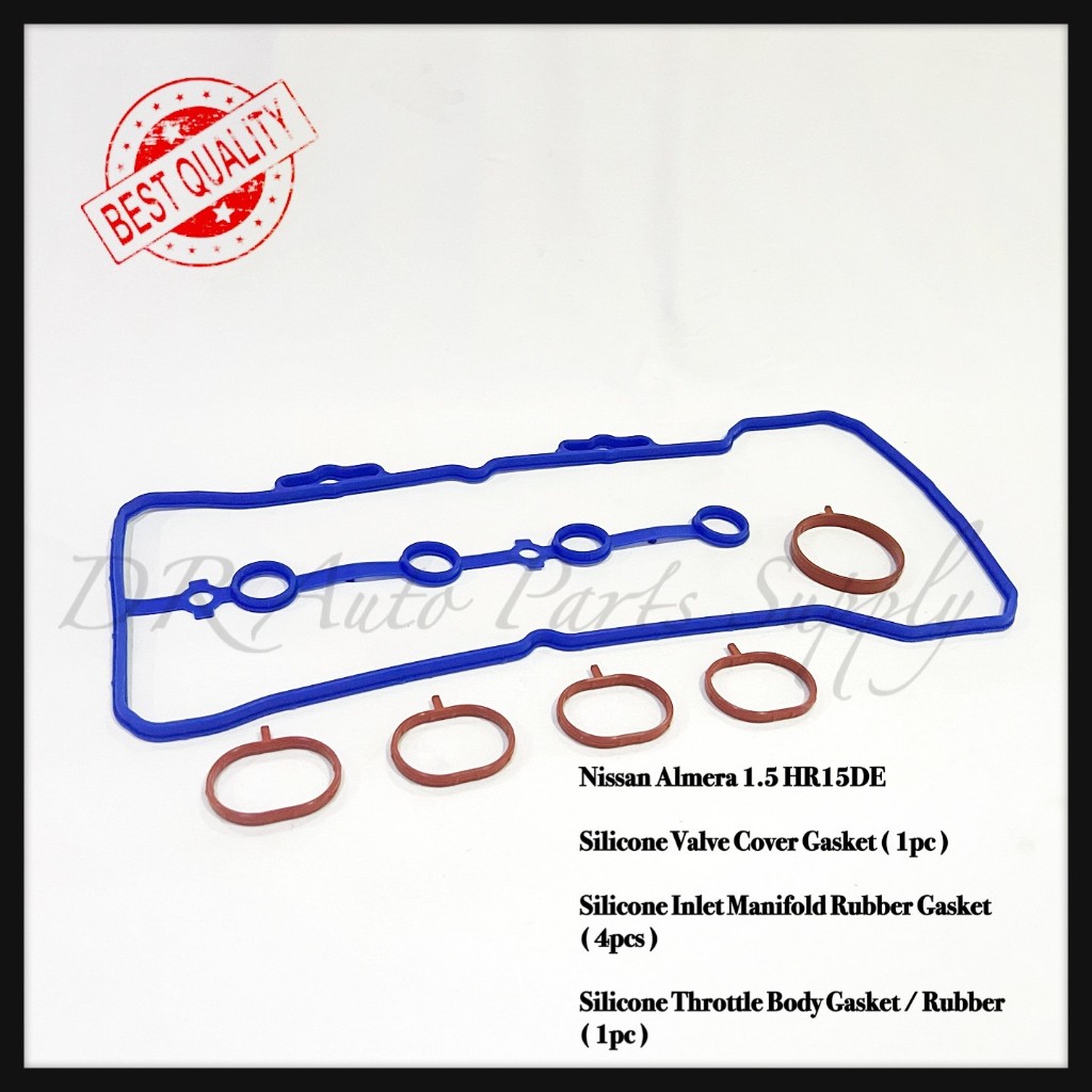 NISSAN ALMERA 1.5 HR15DE ( SILICONE ) VALVE COVER GASKET INLET INTAKE ...
