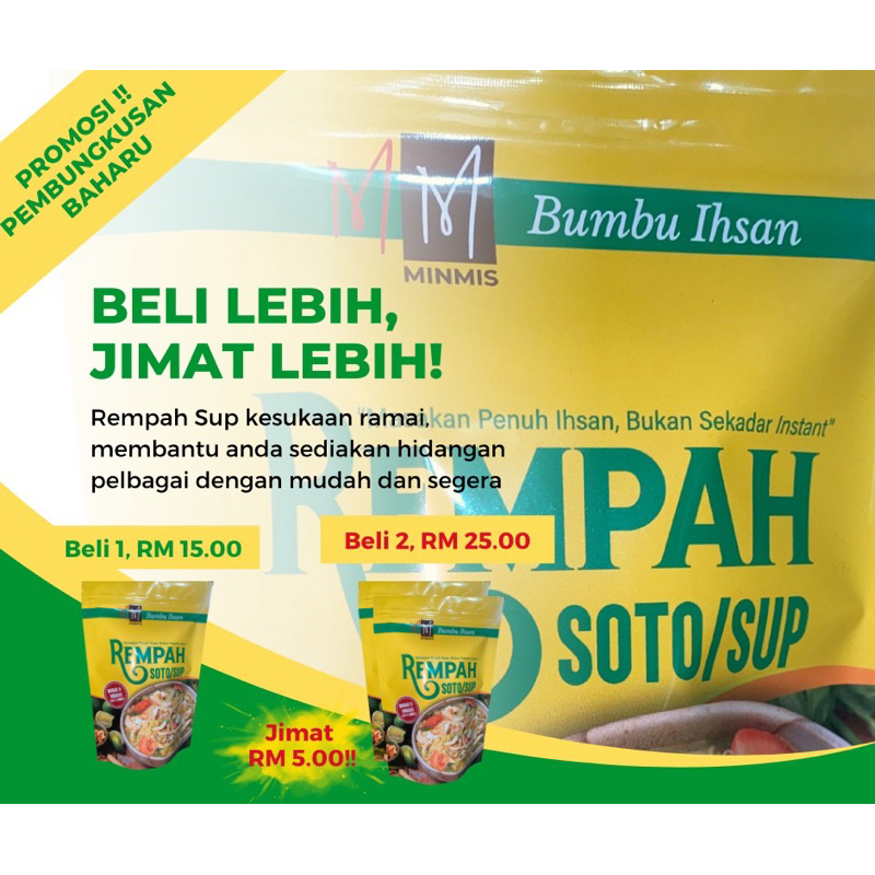 Pes Halal💯 produk muslim 💐 Pes Soto/Sup | Shopee Malaysia