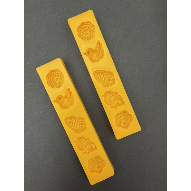 年饼模型Acuan Putu Kacang Mould Kuih Bangkit Kuih Ketuk Biskut Buah Mould 5 ...