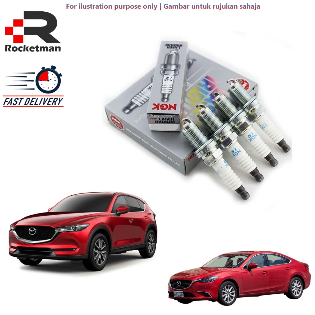 NGK LASER IRIDIUM SPARK PLUG CX5 MAZDA 3 MAZDA 6 SKYACTIV (4PCS ...