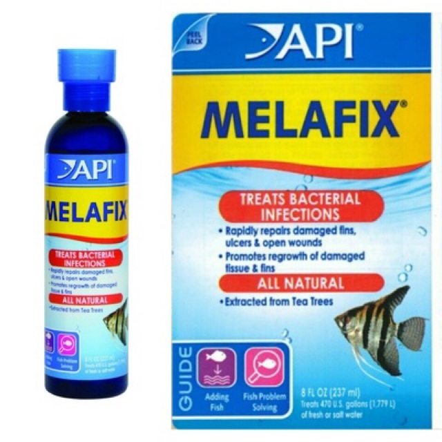 API MELAFIX Natural AntiBacteria Fish Care and Treatment 118ml | Shopee Malaysia
