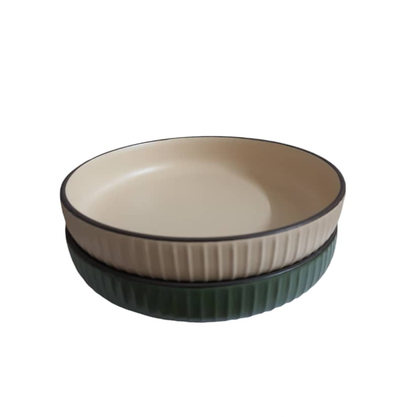 Nordic Ceramic Deep Plate 21cm | Shopee Malaysia
