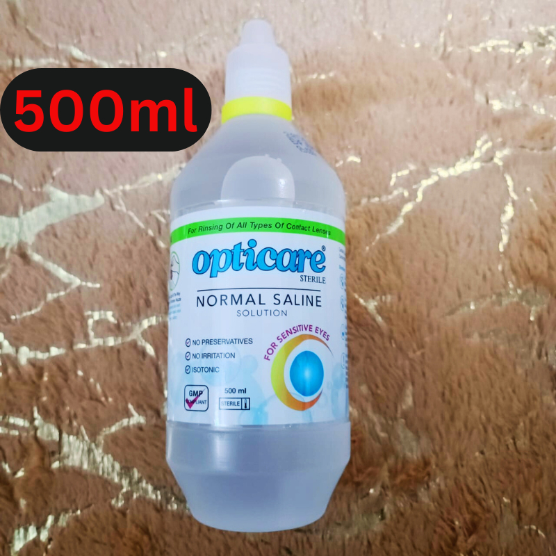 Opticare sterile Normal Saline Solution 500ml Expiry Date June 2029 ...
