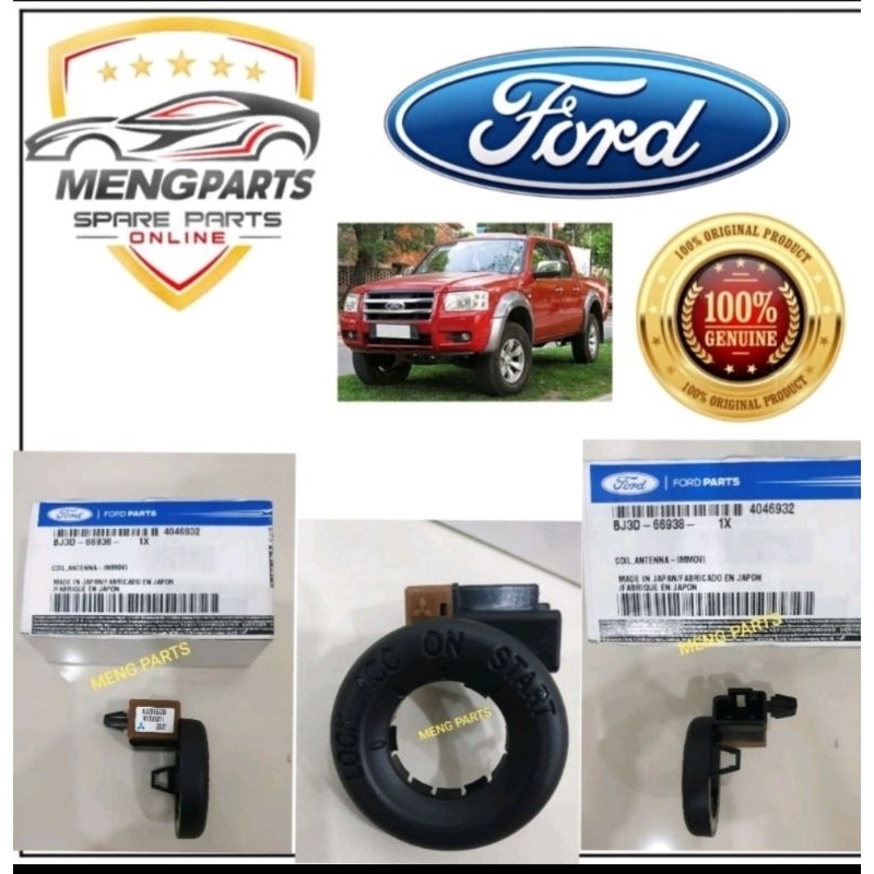 ORIGINAL FORD RANGER WL & WE 1999Y-2007Y KEY IMMOBILIZER ,KEY RING ...