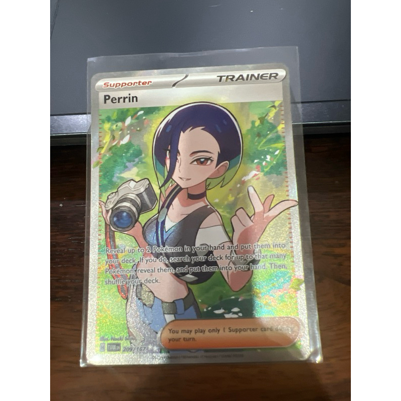 Pokemon Tcg - Perrin Full art trainer | Shopee Malaysia