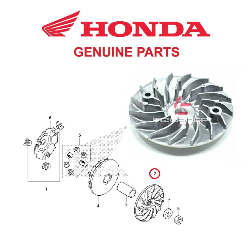 Face Drive ( 22102-KZR-600 ) Vario 125 & Vario 150 💯 Honda Original ...