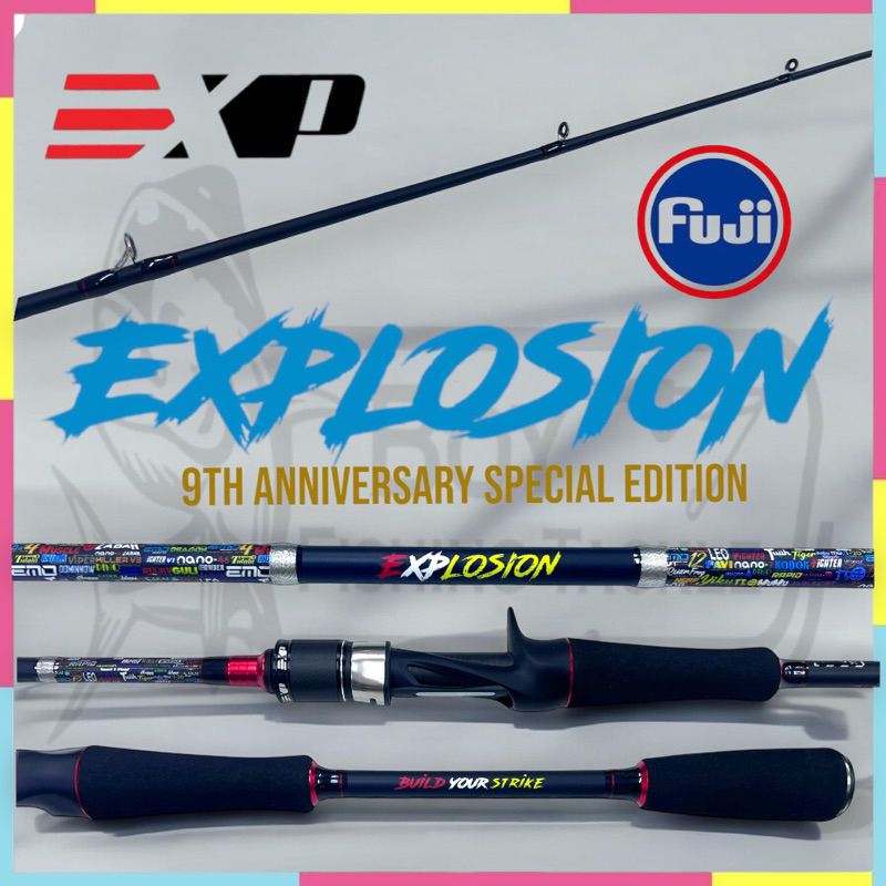 EXP EXPLOSION ROD 9th ANNIVERSARY LIMITED EDITION SPINNING ROD FISHING ...