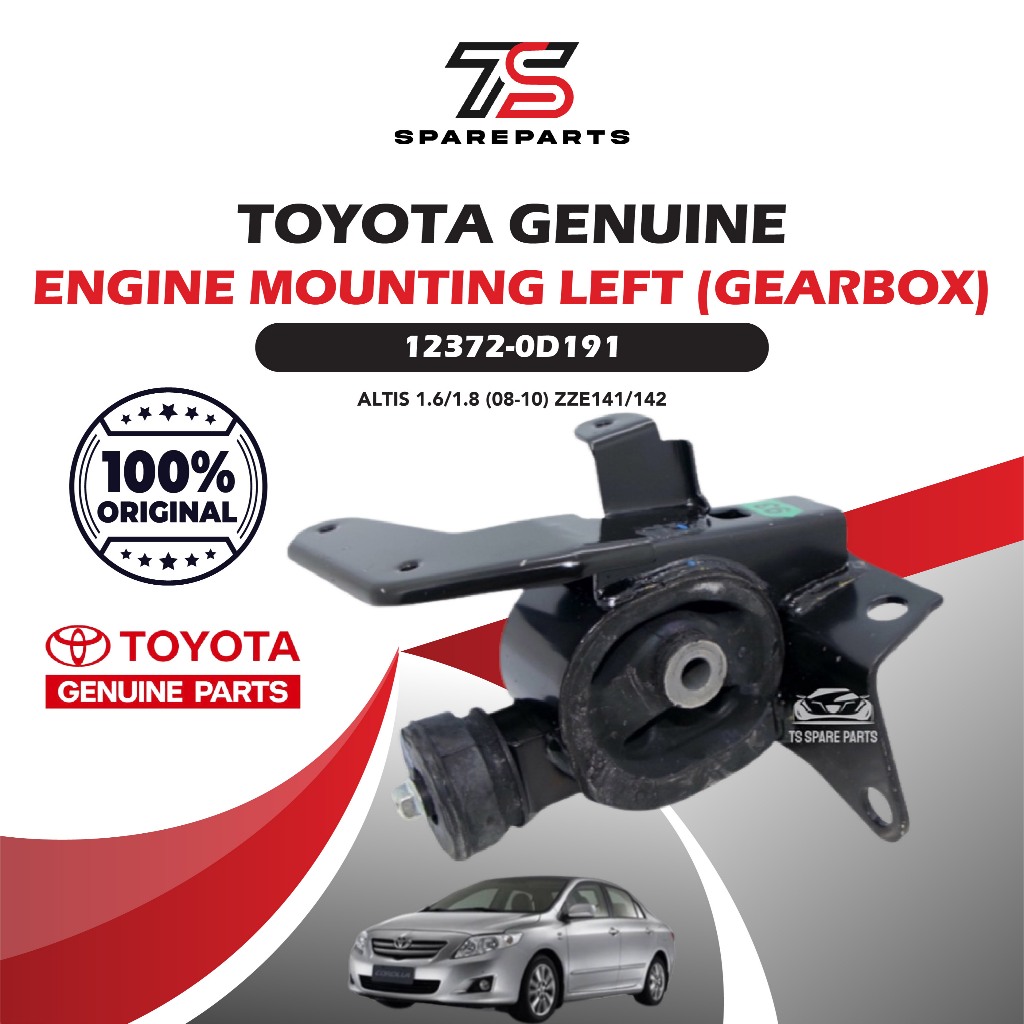 Toyota Engine Mounting Left (Gearbox) 12372-0D191 Altis ZZE141/142 ...