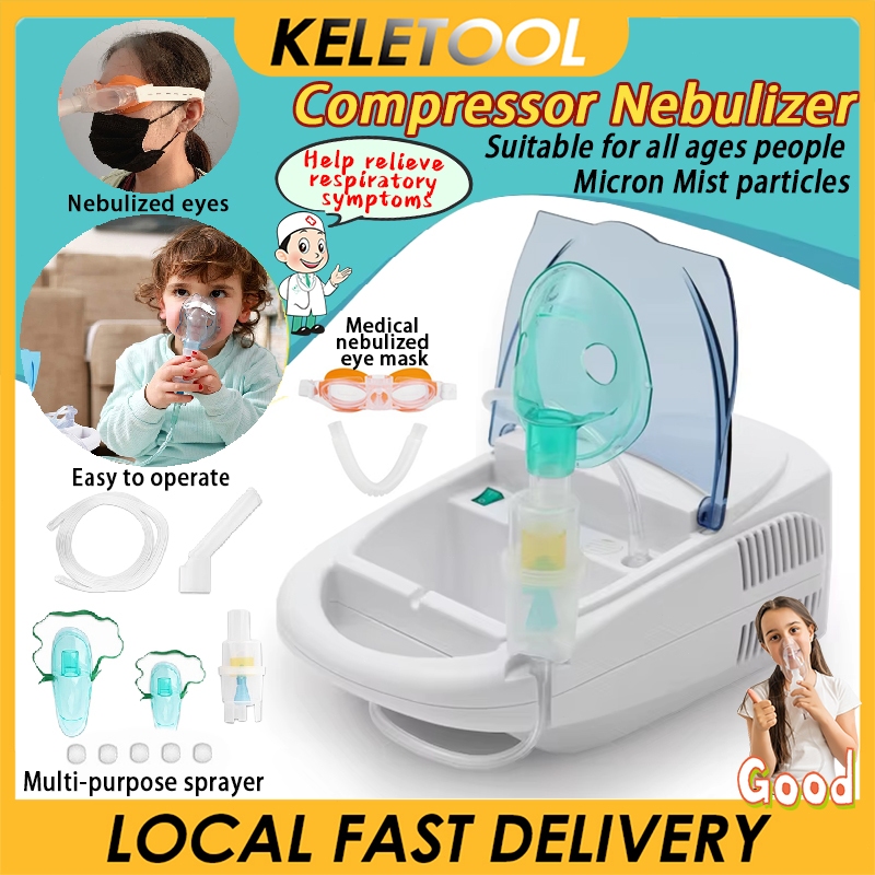 Portable Nebulizer Compressed Medical Grade Nebulizer Non choking Low ...
