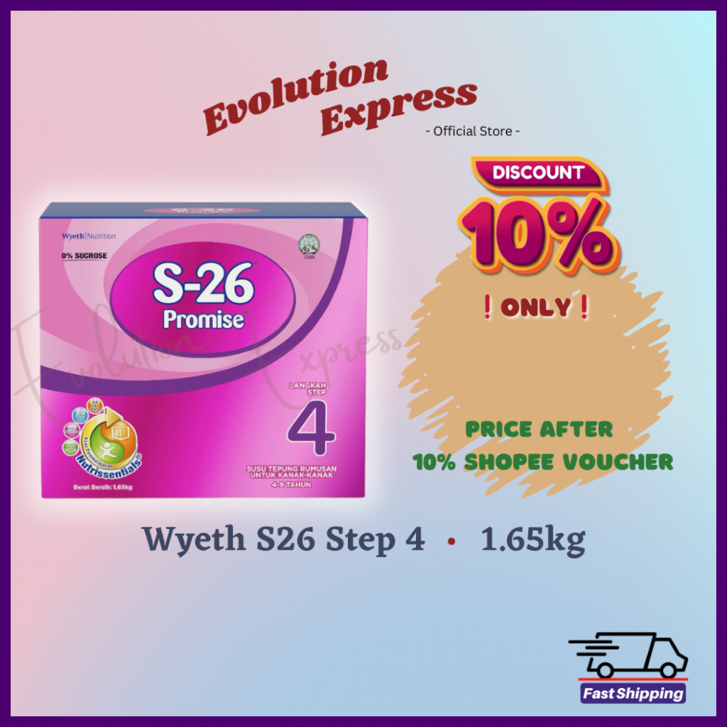 S26 Step 4 1.65kg Growing Up Formula (3+ Years) | Exp 03/2026 | Shopee Malaysia