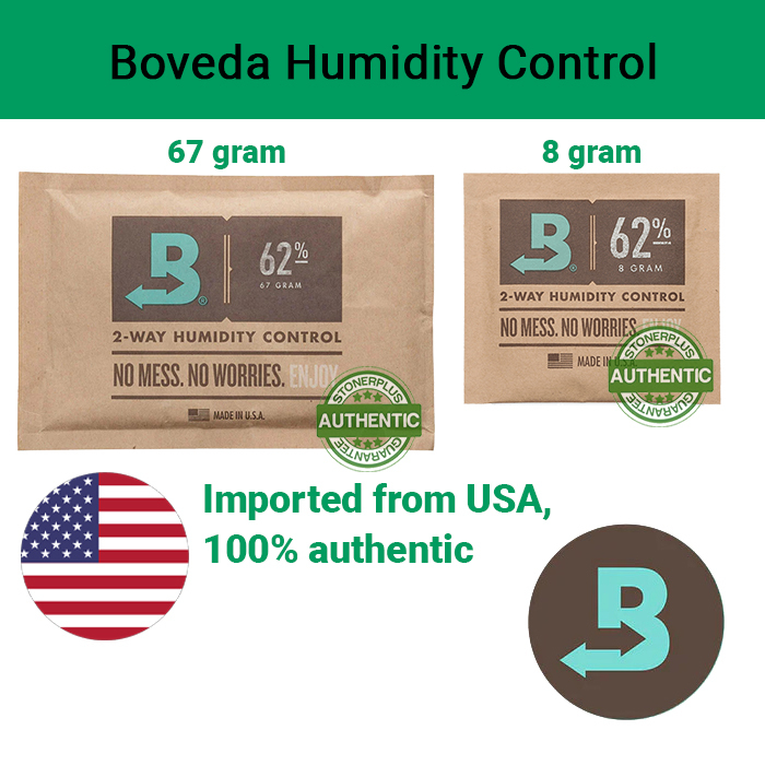 Boveda 2-Way Humidity Control 62% - for RAW Rolling Papers & Storage ...