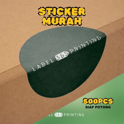 Sticker Label Produk 500pcs/1000pcs [SIAP CUTTING] SHIP IN 24 HOURS ...