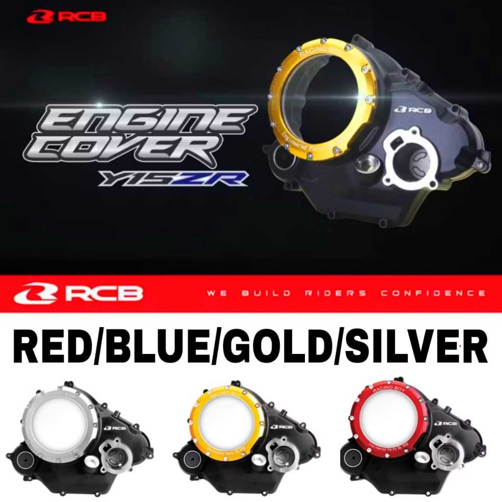 RCB ENGINE COVER YAMAHA Y15ZR V1 V2 COVER ENGINE CLEAR COVER ENGINE Y15 ...