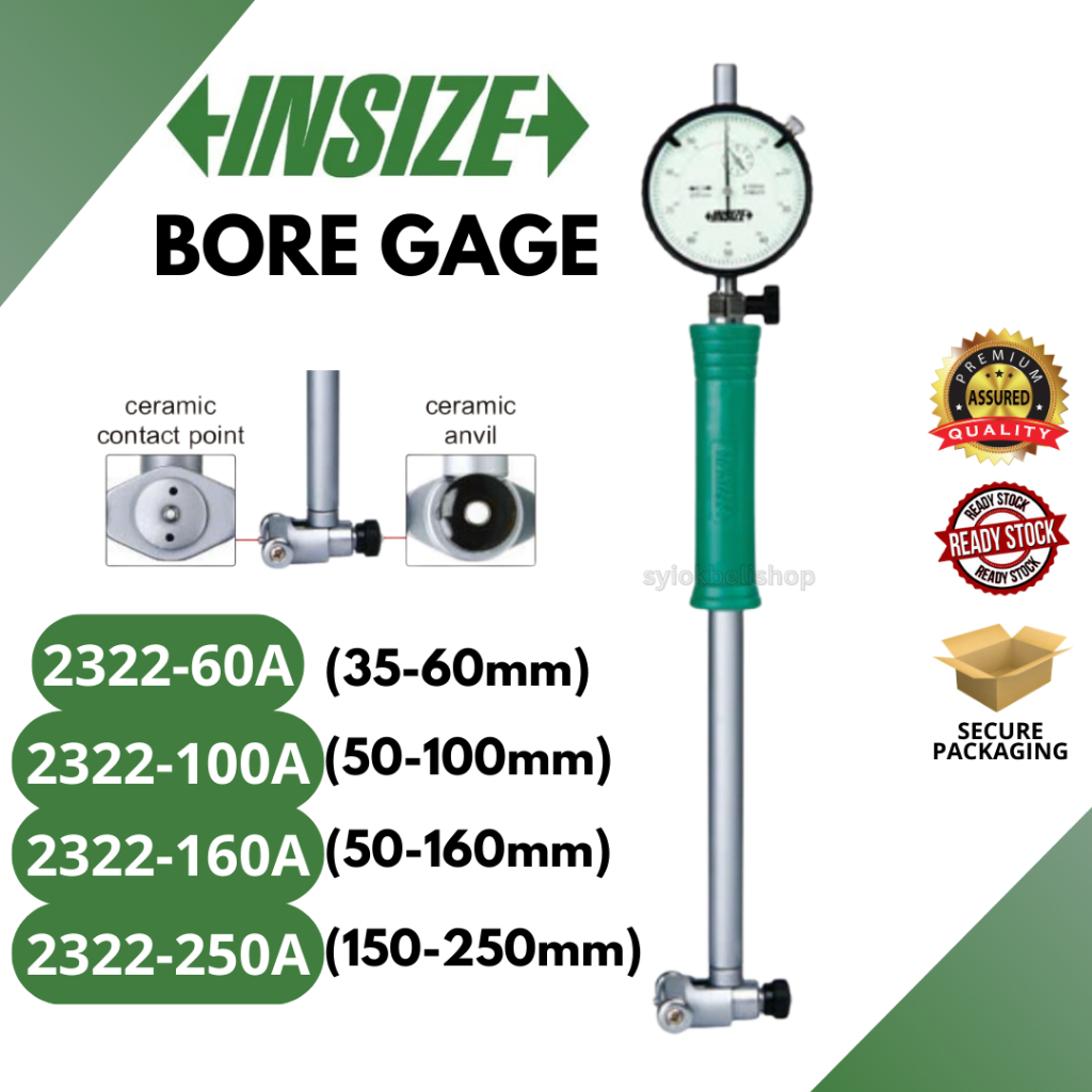 INSIZE Dial Bore Gage Digital Bore Gage 2322 Dial Bore Gage / 2122 ...
