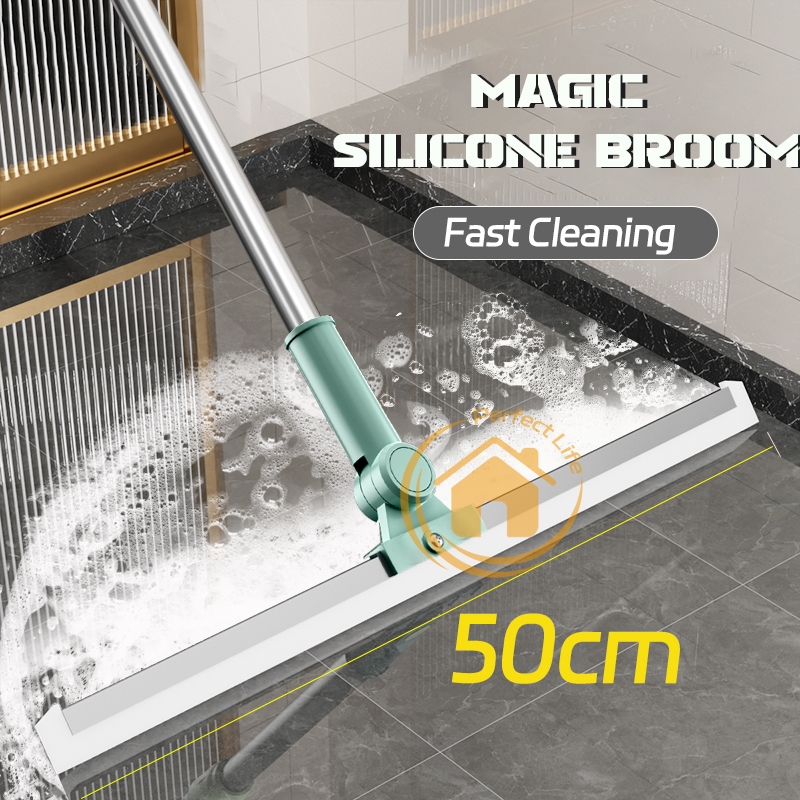Magic Broom Scraper Hair Cleaner Sweeper Floor Cleaner Mop Wiper ...