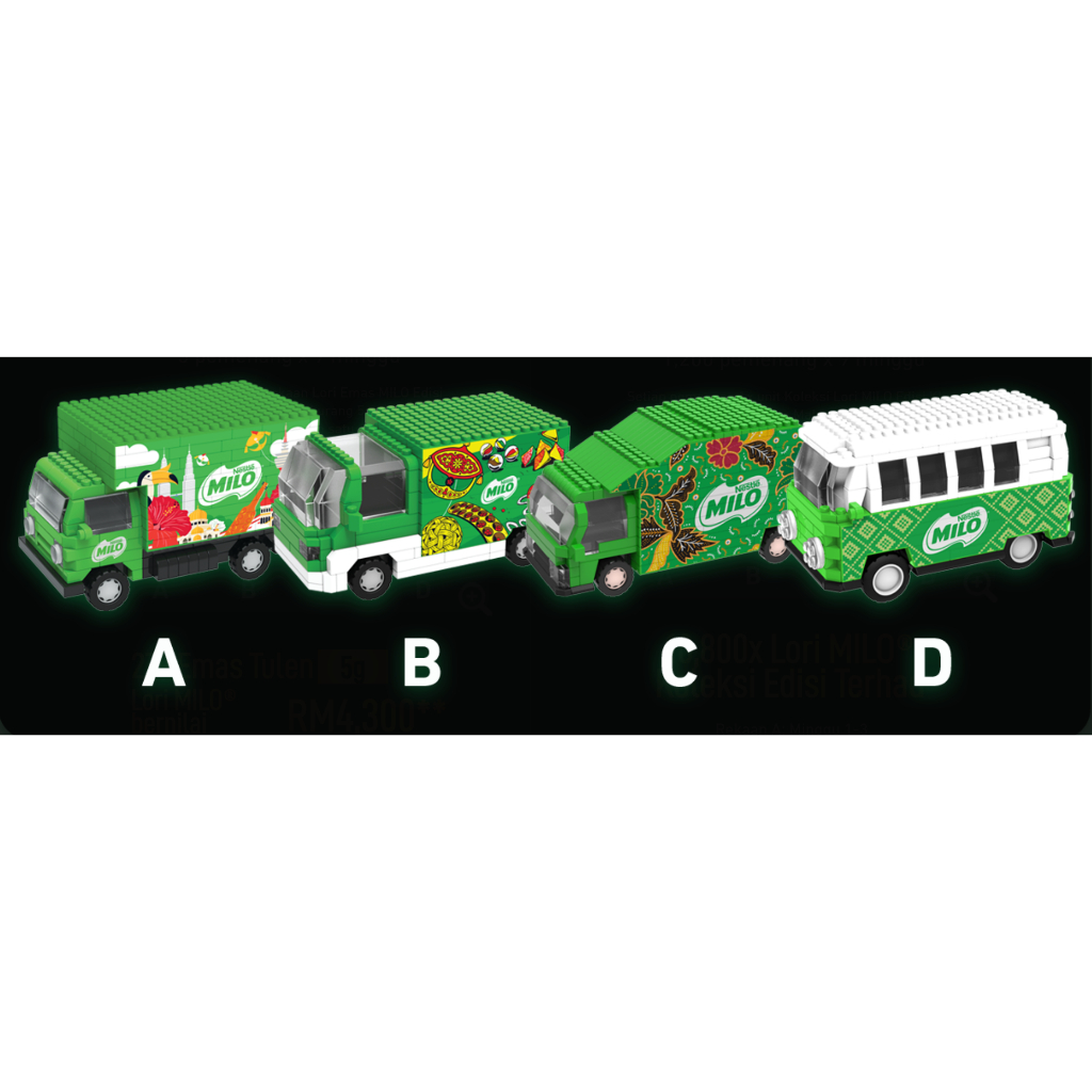 [Limited Edition] Original Nestle Milo Lorry Mini Car Collection Lori ...