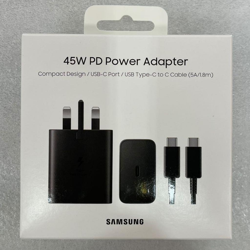 [ORIGINAL] Samsung 45W Power Adapter with USB Type-C Cable (5A/1.8m ...