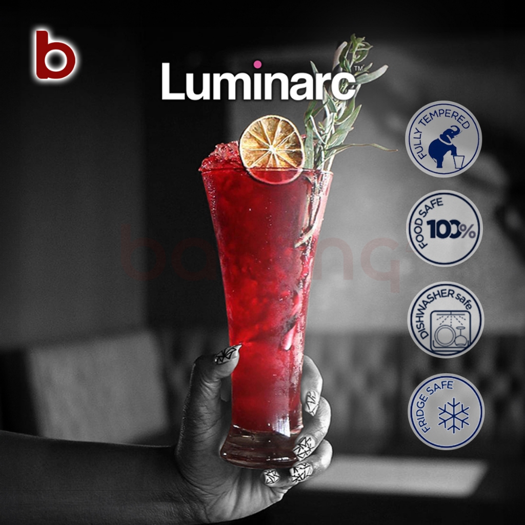[MY STOCK] Luminarc Martigues Juice Tumbler 320ml | Cocktail Glass ...