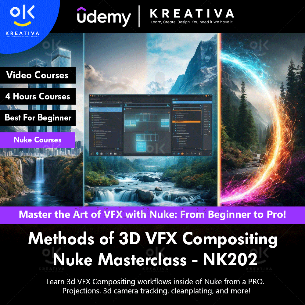 VFX Masterclass - Methods of 3D VFX Compositing Nuke Masterclass - NK202 | VFX Video Course ...