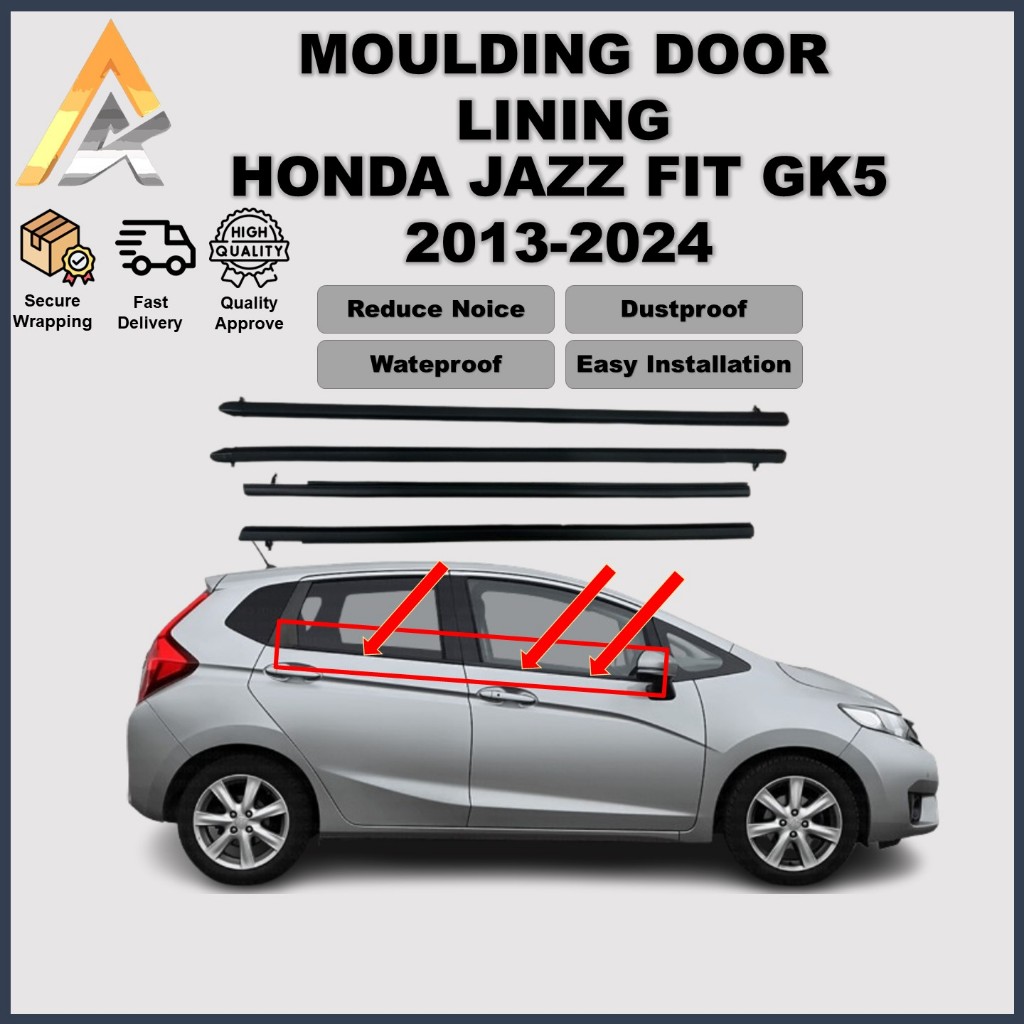 ORIGINAL HONDA JAZZ T5A GK5 2014-2020 DOOR GLASS OUTER MOULDING WINDOW ...