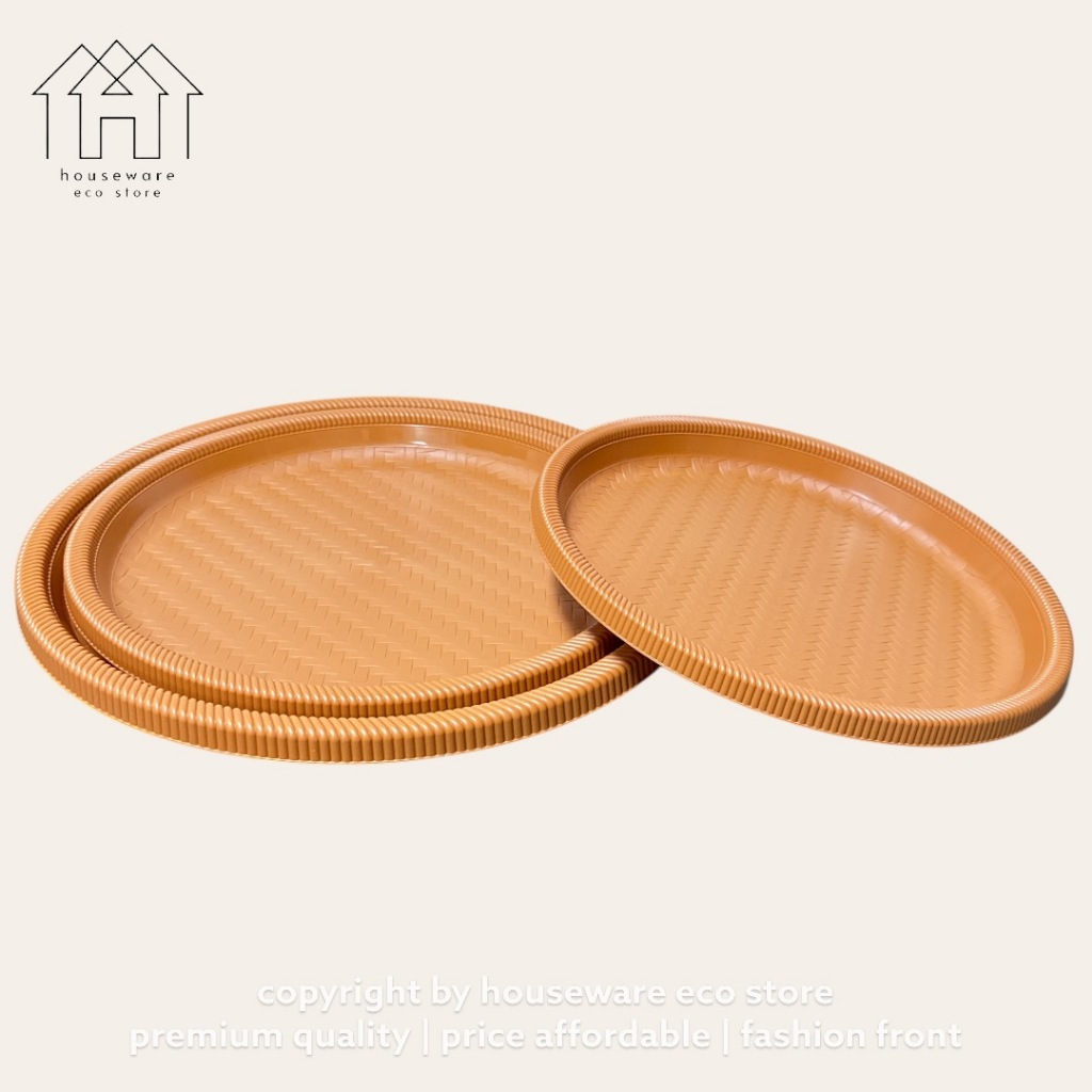 LAVA Multipurpose Round Tray / Dulang Talam Plastik Bulat / Dulang Nasi ...