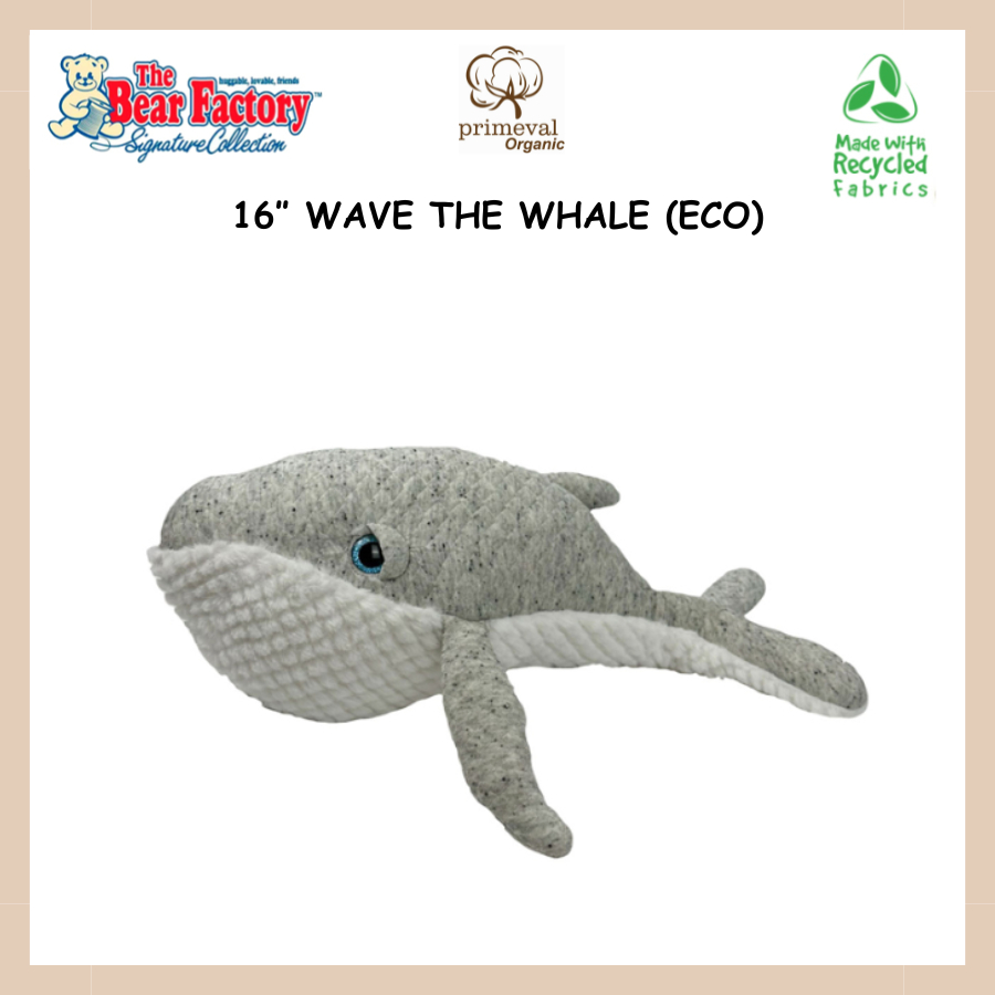 The Bear Factory WAVE THE WHALE (Eco) 16″ | Shopee Malaysia