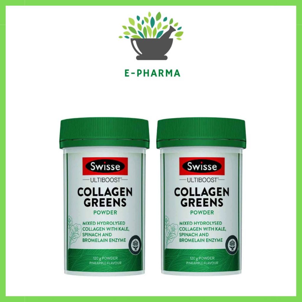 Swisse Ultiboost Collagen Greens Powder 120g x2 | Shopee Malaysia