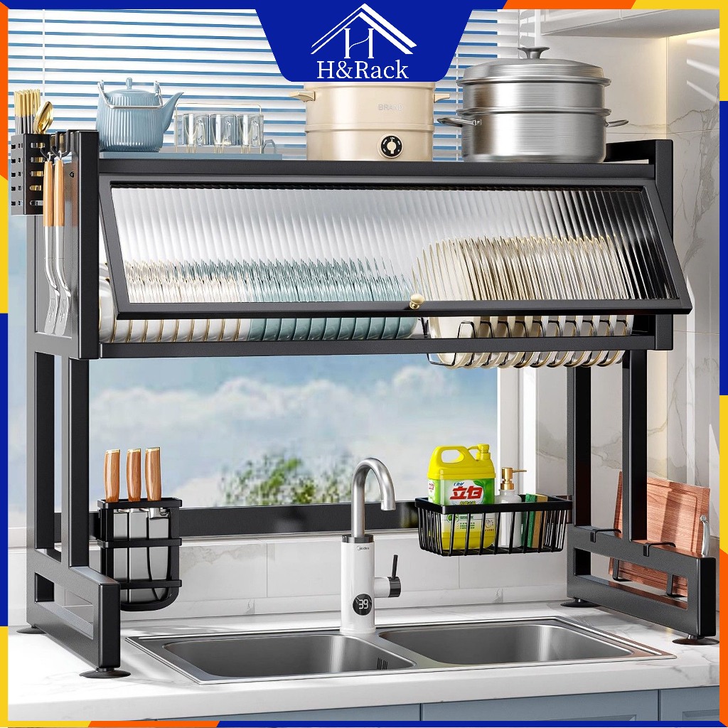 Dish Rack stainless steel Rak Dapur rack pinggan Kitchen Rack Dish ...