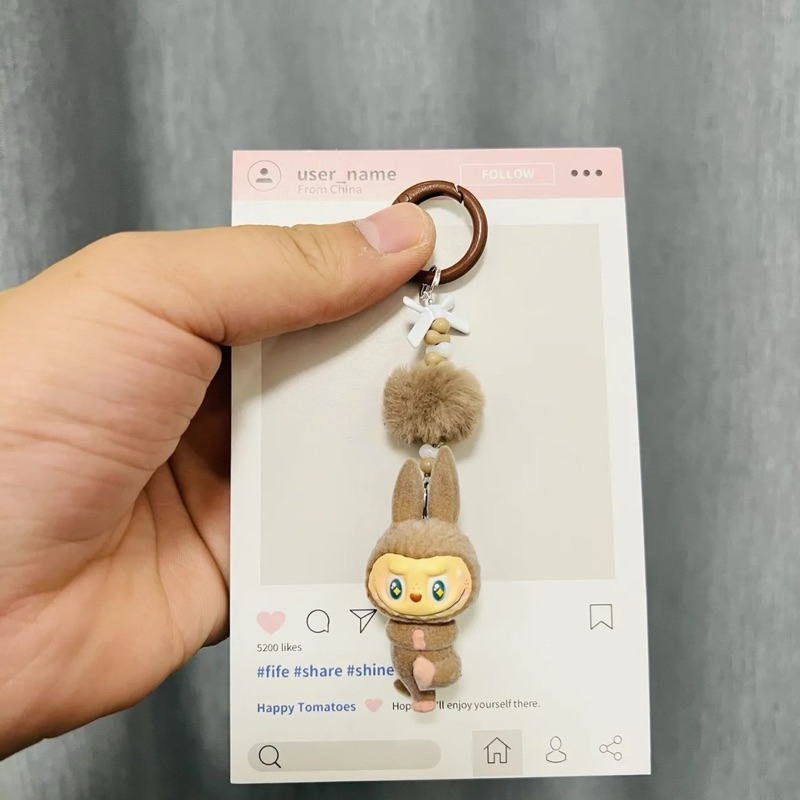 Labubu Yoga Mini figurines keychain (Pre-order) | Shopee Malaysia