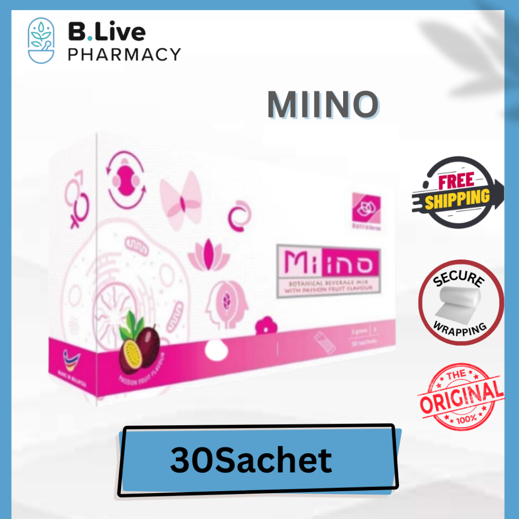 NUTRAVERSE MIINO BOTANICAL BEVERAGE MIX 3GX30'S | Shopee Malaysia