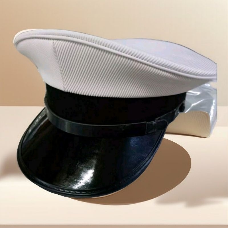 topi navy pvc plan peak high quality | Shopee Malaysia