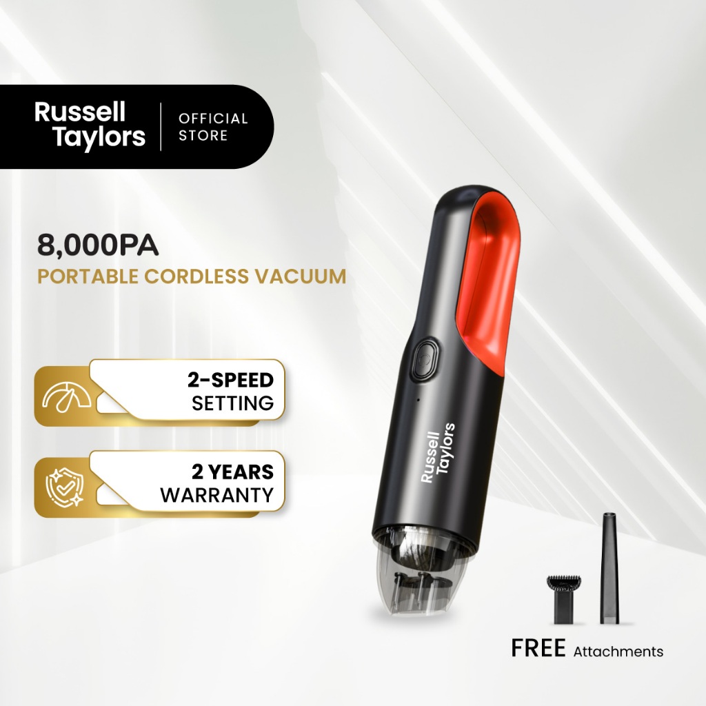 Russell Taylors Portable Vacuum Cleaner Vakum Kereta Cordless Car ...