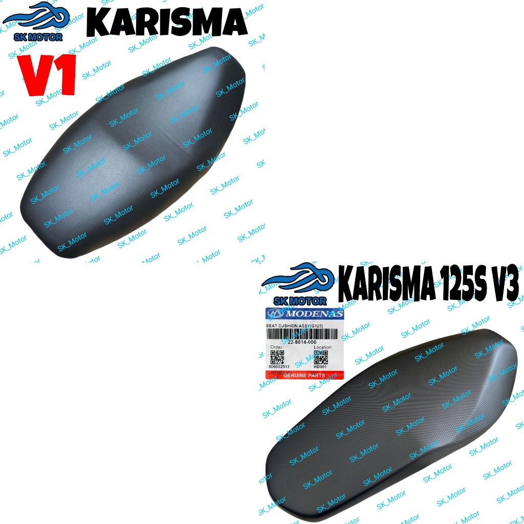 Modenas KARISMA Old SN125 125S V3 Original Seat / Tempat Duduk / Kusyen ...
