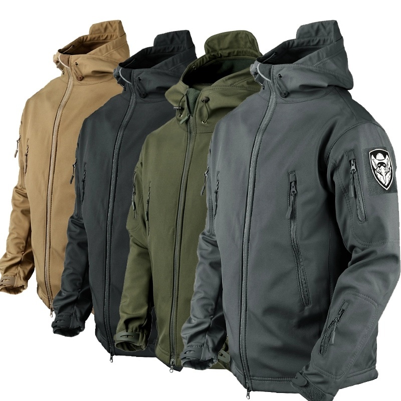 🚚LOCAL SALES COD🚚 Men's Windproof Hooded Assault Jacket Waterproof ...