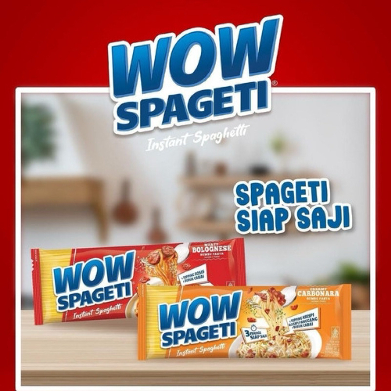 Instant Spaghetti Wow Spageti Indonesia | Shopee Malaysia