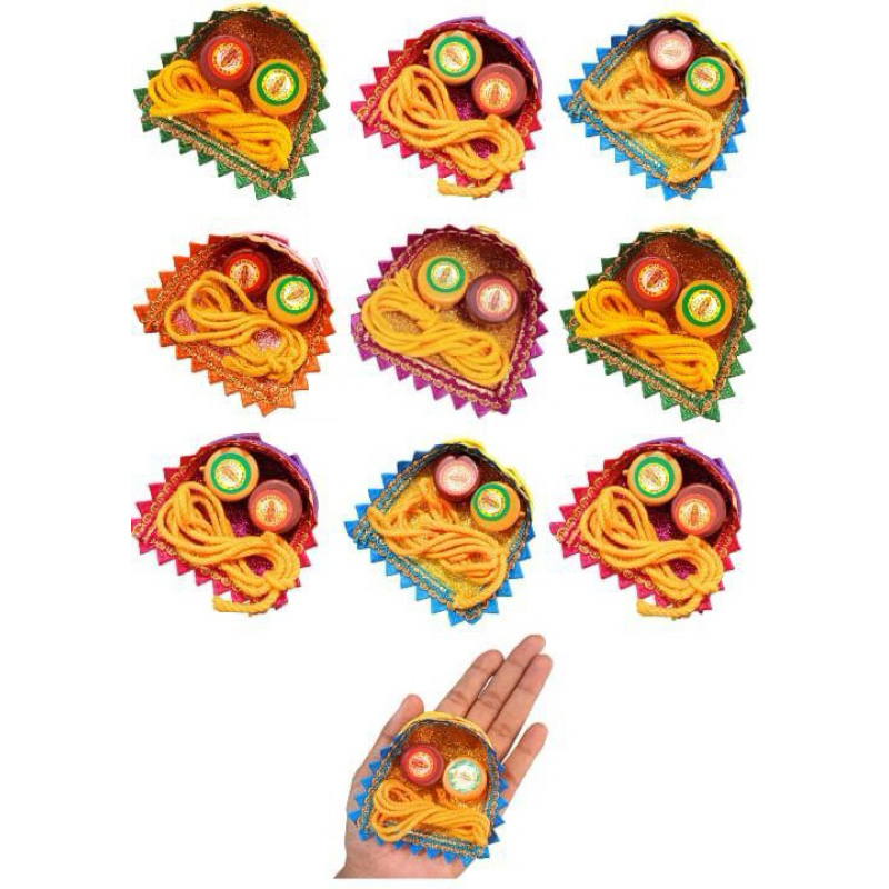 Thamboola Nalungu Set (4in1)-Manjal Kumkum + Nuptial Thread in ...