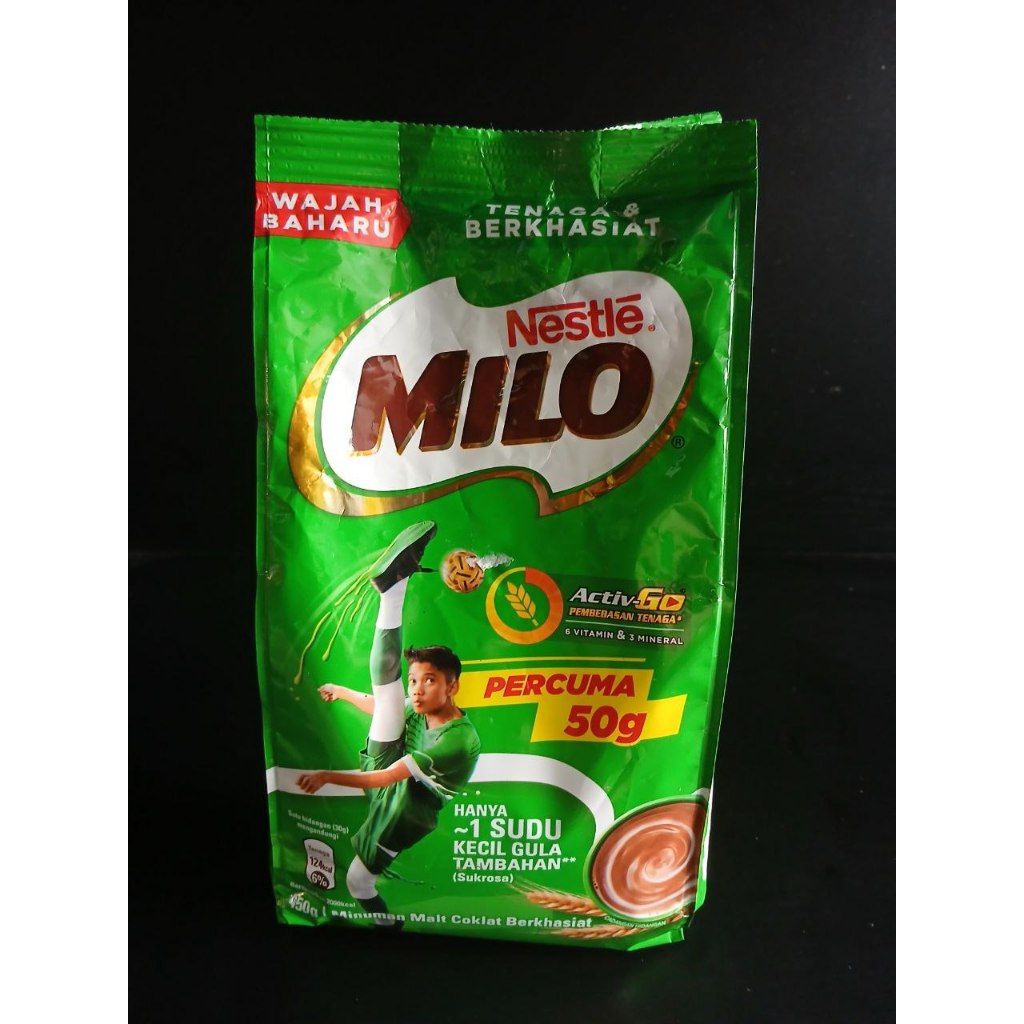 NESTLE MILO ACTIV-GO 450G + FREE 50G | Shopee Malaysia
