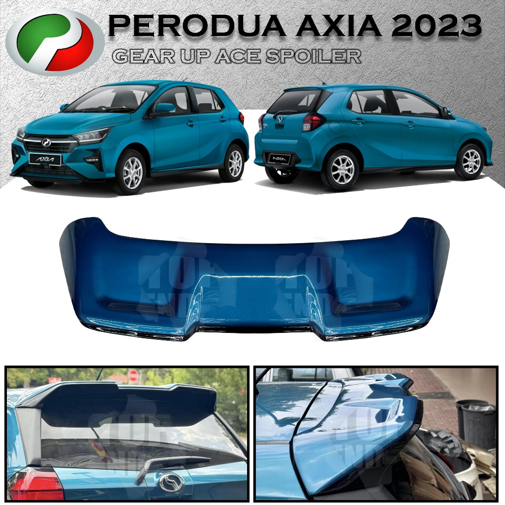 PERODUA AXIA 2023 GEAR UP ACE SPOILER GU ACE REAR TRUNK SPOILER NEW ...