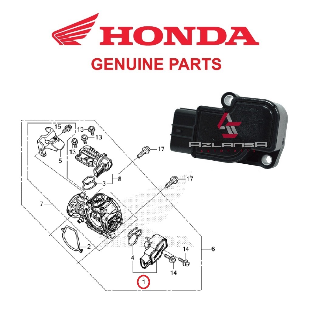 Sensor Set ( TPS ) ( 16060-K35-V01 ) ADV 150 & PCX 💯 Honda Original ...