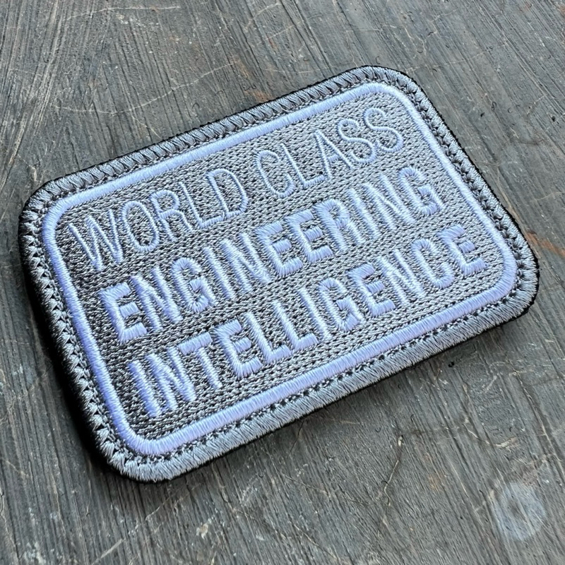 World Class Engineering Embroidered Patch | Shopee Malaysia