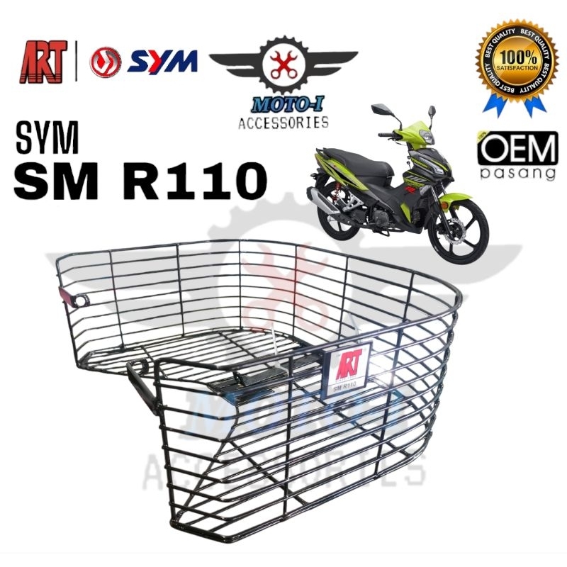 SYM SM R110 RAGA BESI/BAKUL BESI/BASKET MOTOR/KUALITI TERBAIK🔥🔥🔥 | Shopee Malaysia