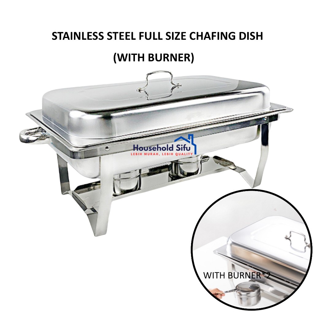 Stainless Steel Full Size Chafing Dish/Buffet Tray/Stainless Steel ...