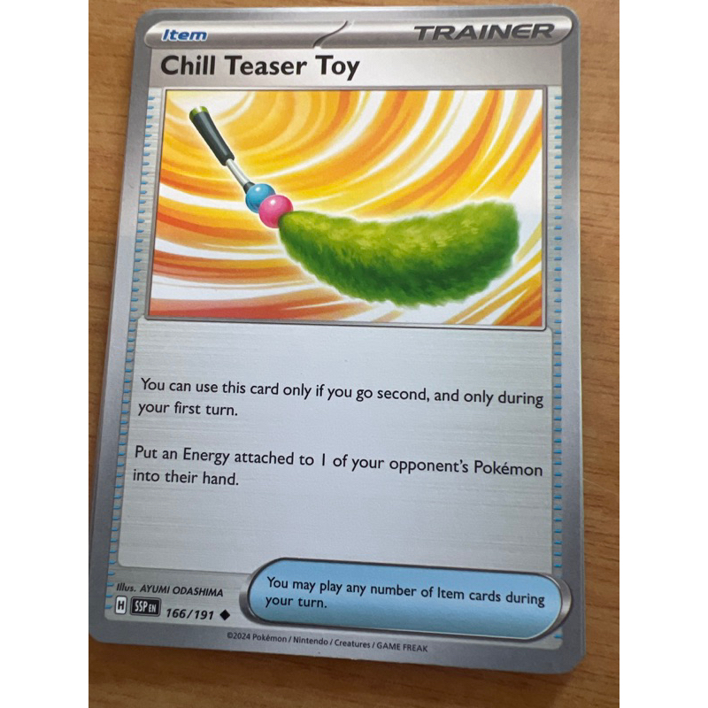 Pokemon tcg Chill Teaser Toy - 166/191 - Uncommon Scarlet & Violet ...