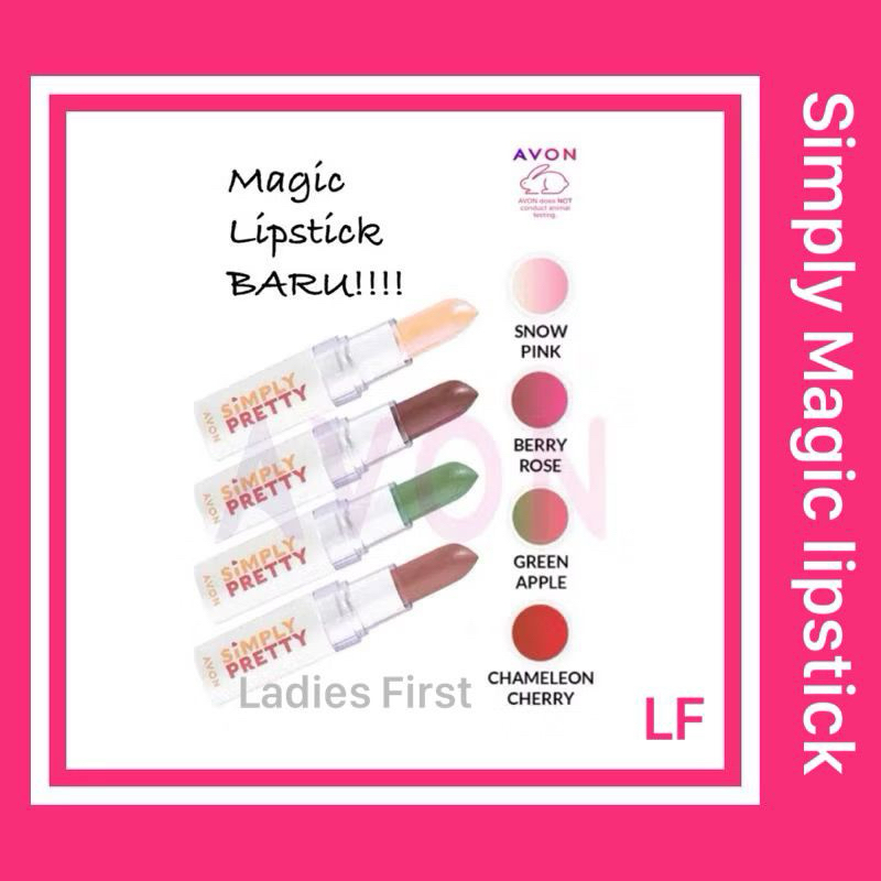 LIPSTICK | AVON Simply Pretty Color MAGIC Lipstick 4g | Shopee Malaysia