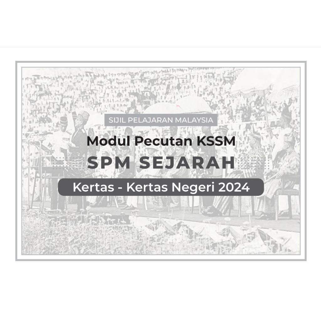 [NEW 2024] KSSM SPM SEJARAH Trial Papers Module | Modul Pecutan SPM ...