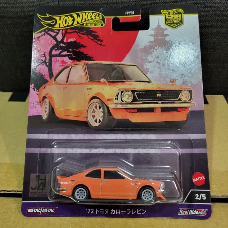 Hotwheels Toyota Corolla Levin 72 JH4 Premium Car Culture | Shopee Malaysia
