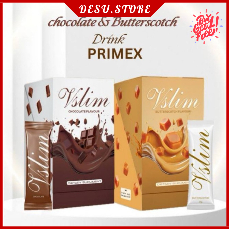 VSLIM BUTTERSCOTCH / CHOCOLATE PREMIUM 7 SACHETS x 25G | Shopee Malaysia