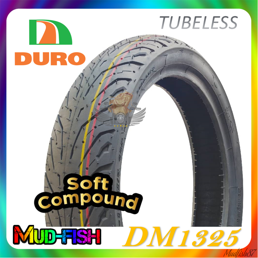 TAYAR SKUTER DURO DM1325 SOFT COMPOUND 100/8014 | 90/80-14 | 70/90-14 ...