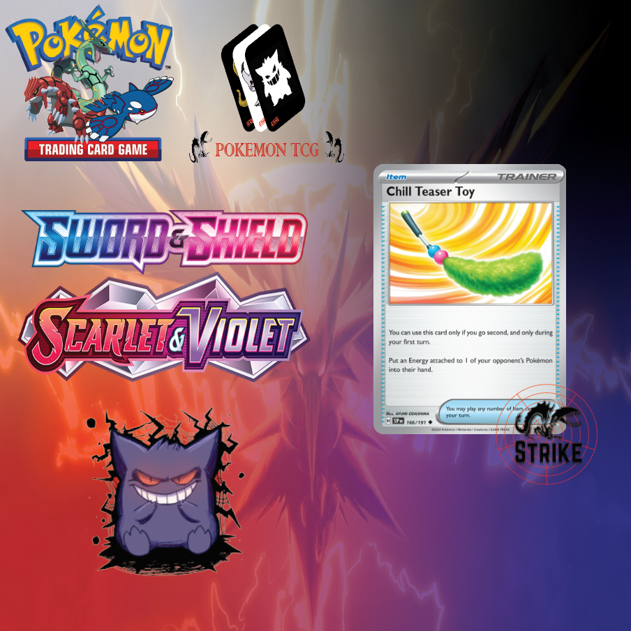 Pokemon Trainer Card - Chill Teaser Toy 166/191 Surging Sparks SV08 ...